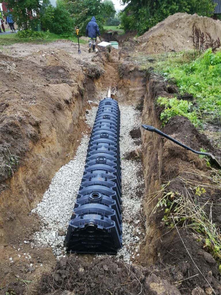Installation of septic tanks - Plastekor